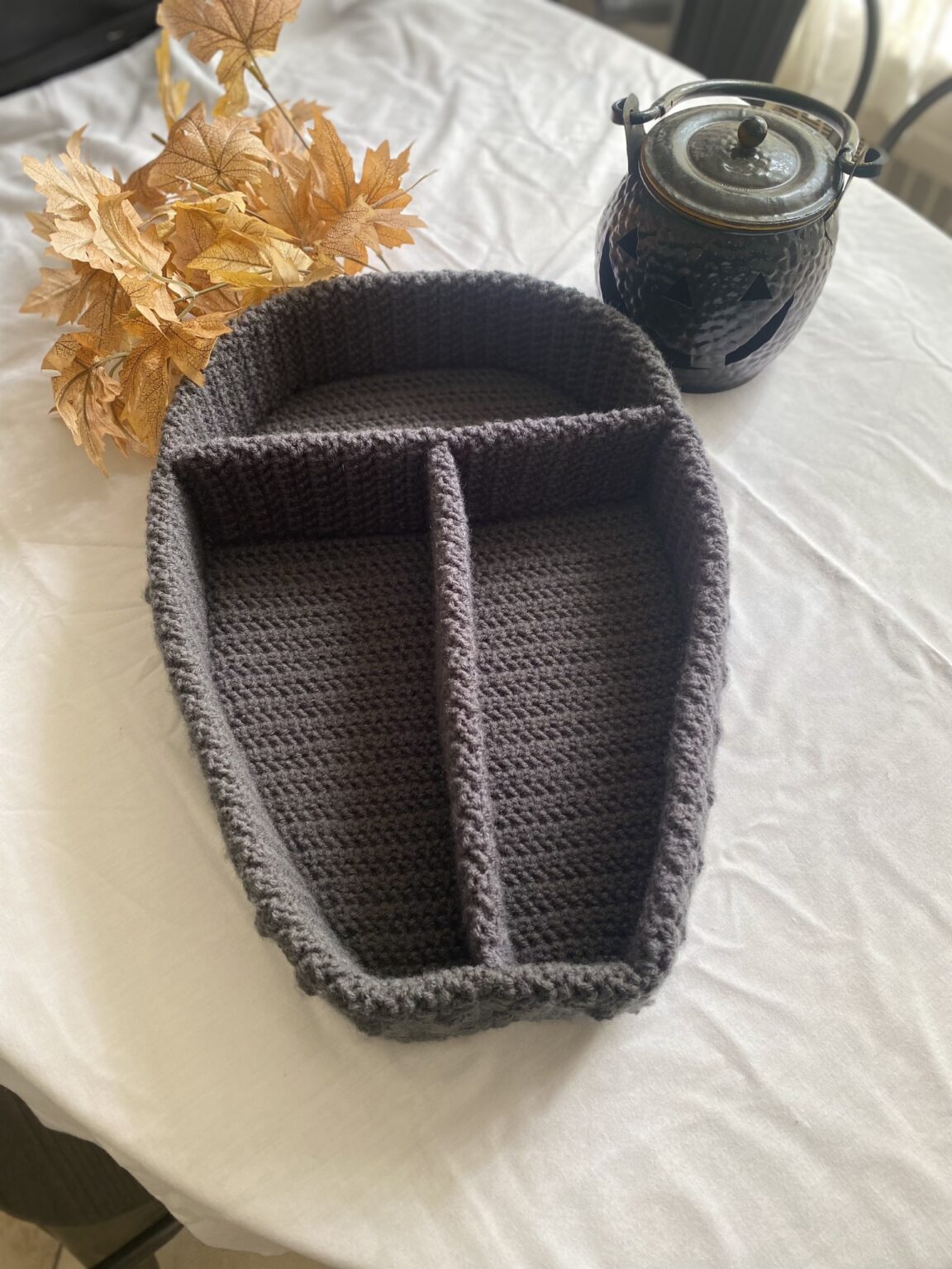 The Count's Crochet Candy Coffin
